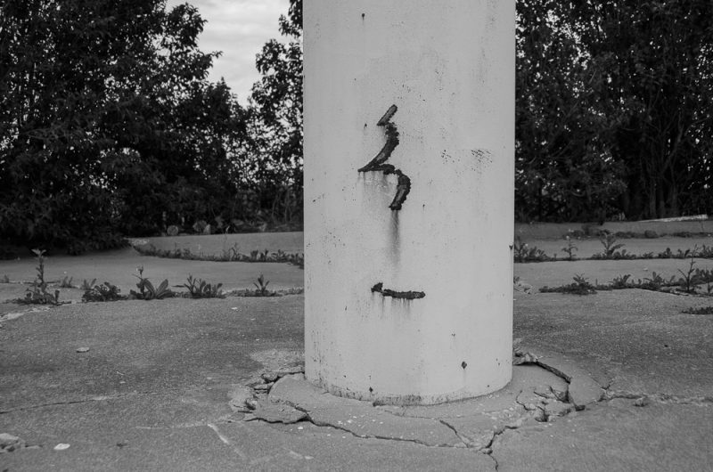Urban Exploring An Old Rusty Billboard In Arlington, Texas