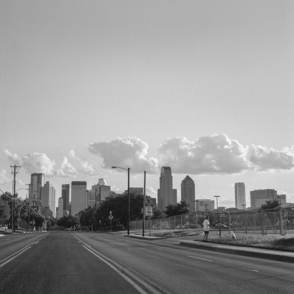 Old East Dallas Neighborhood Captured On Black and White Analog Film