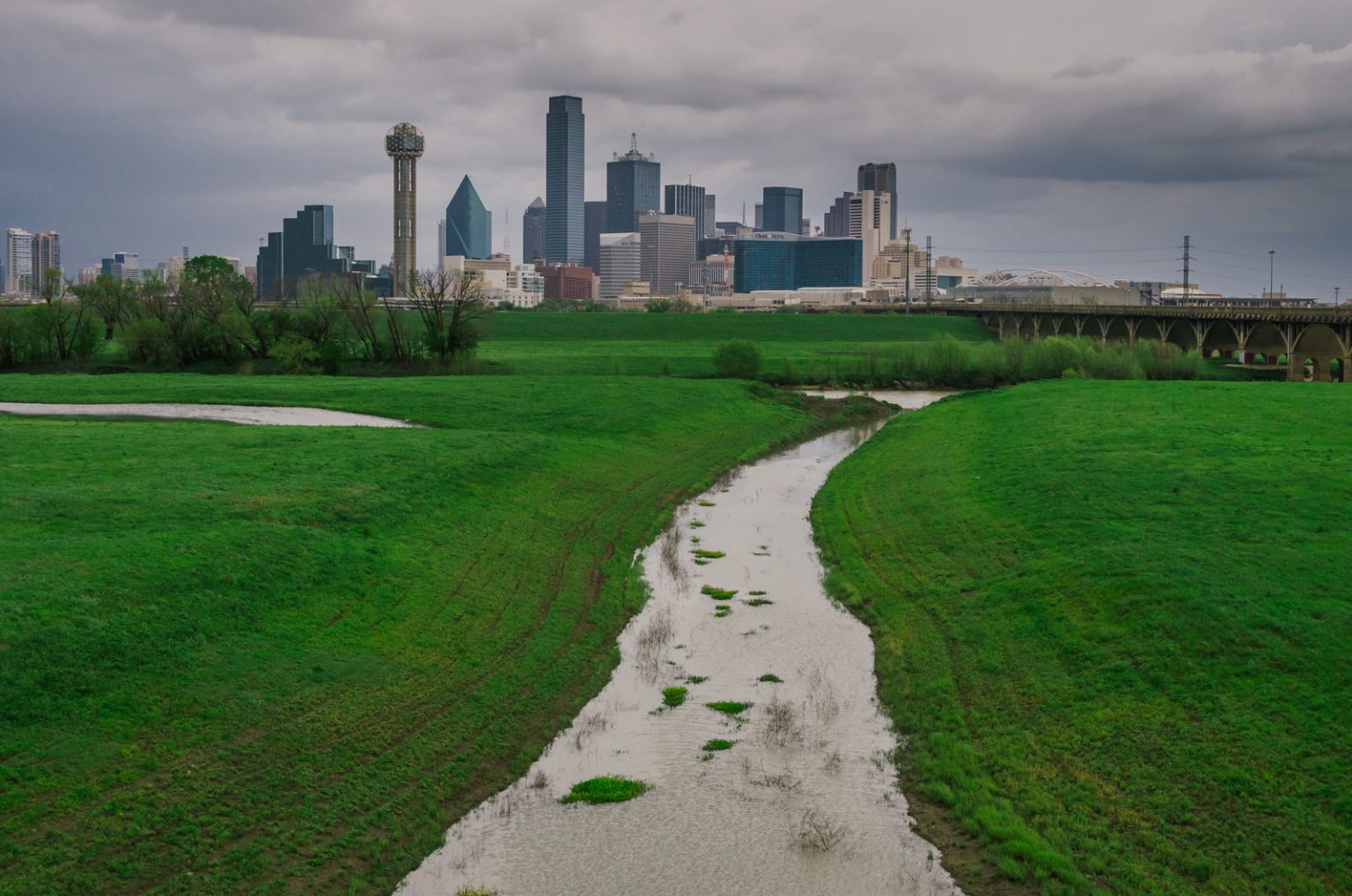 Dallas Storm, Capturing The City As A Storm Was Moving In