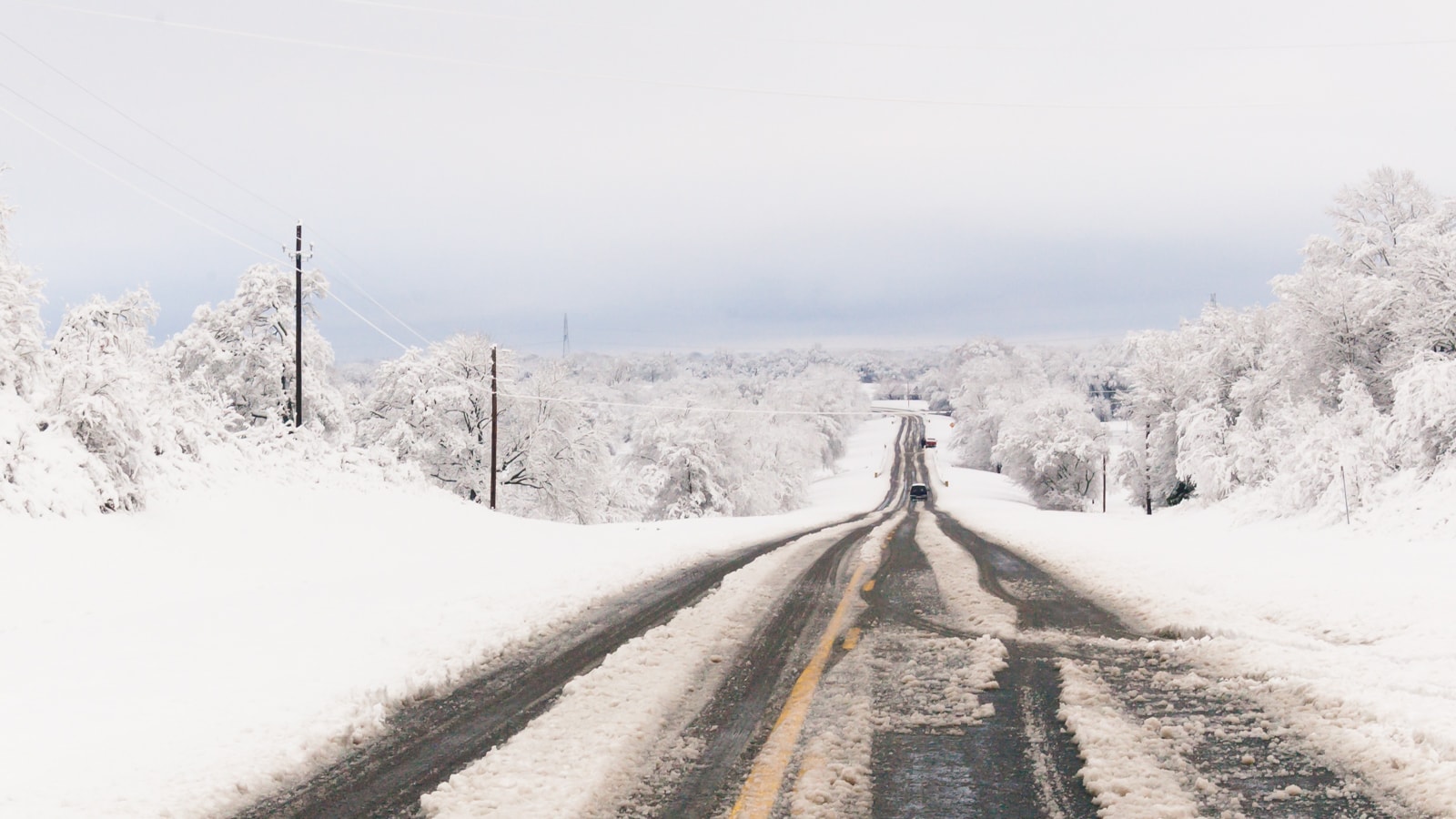 Wills Point Snow From The 2010 North American Blizzard That Hit Texas